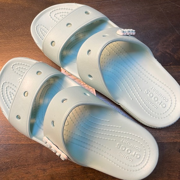 CROCS | Shoes | Crocs Classic Sandals Color Is Pure Water | Poshmark